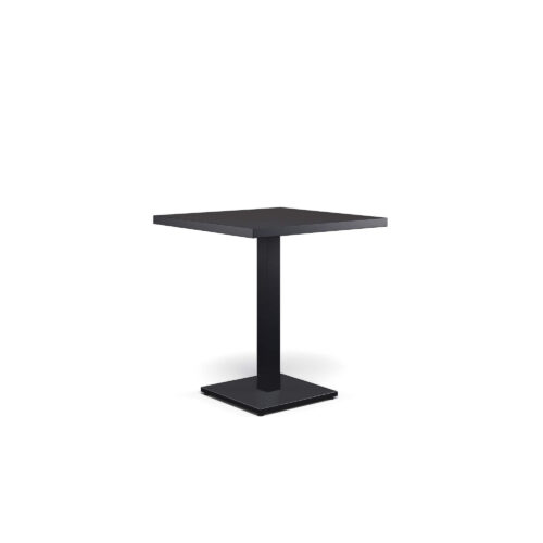 Garden square table 70x70 / outside in Steel - Collection Round