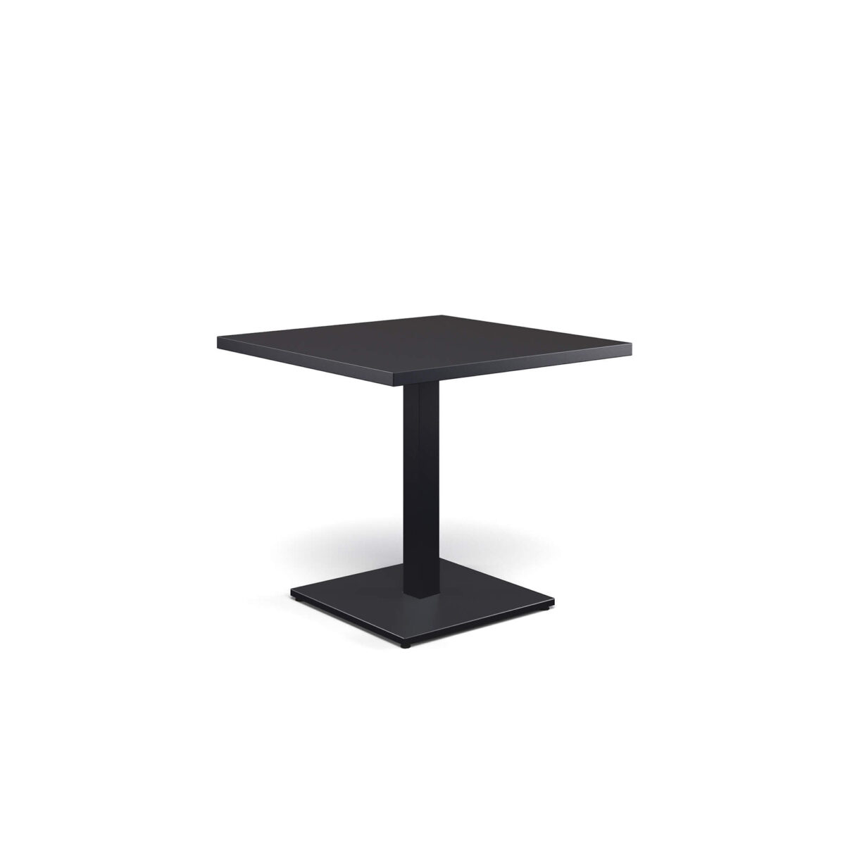 Garden square table 80x80 / outside in Steel - Collection Round