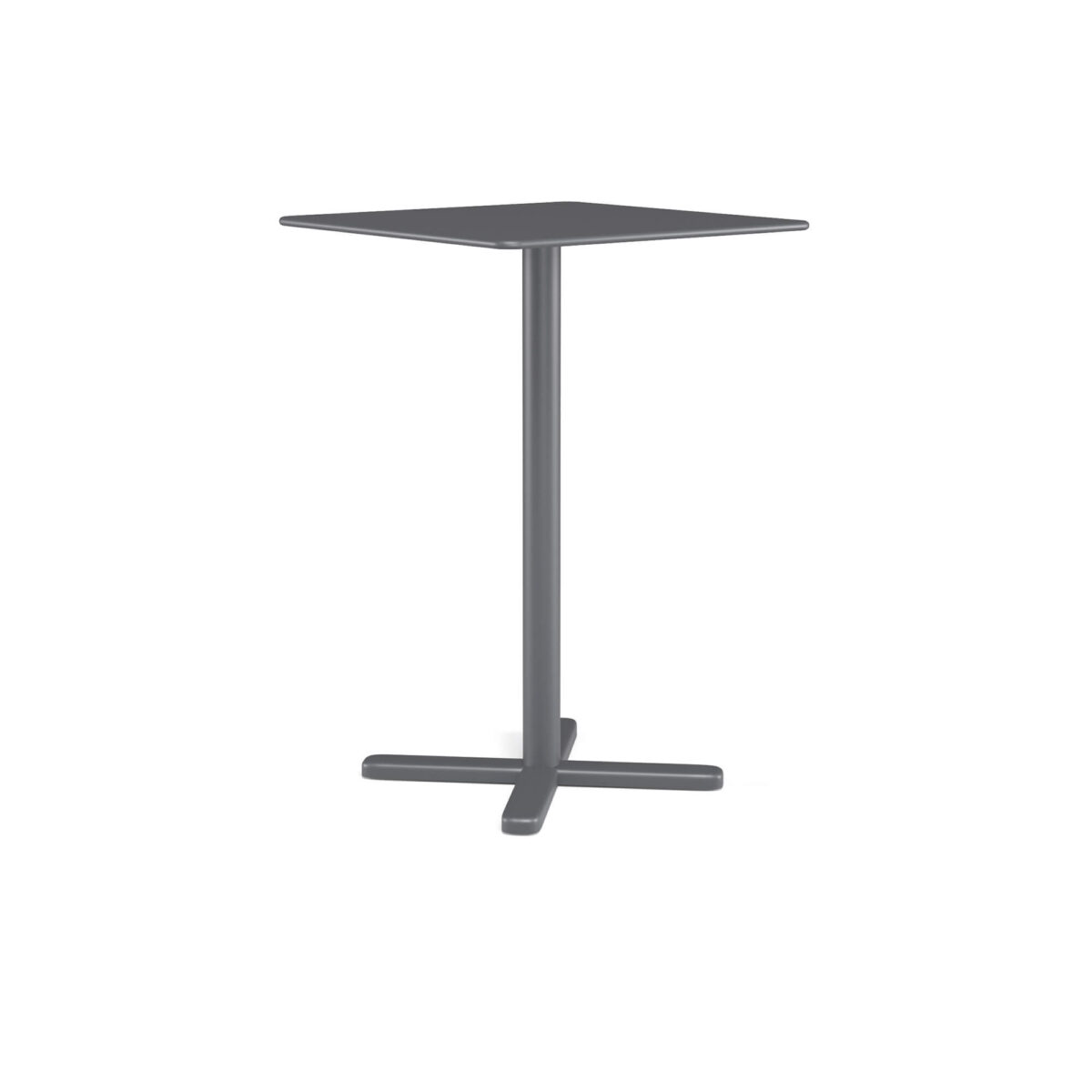 Garden high table 70x70 / outside in Steel - Collection Darwin