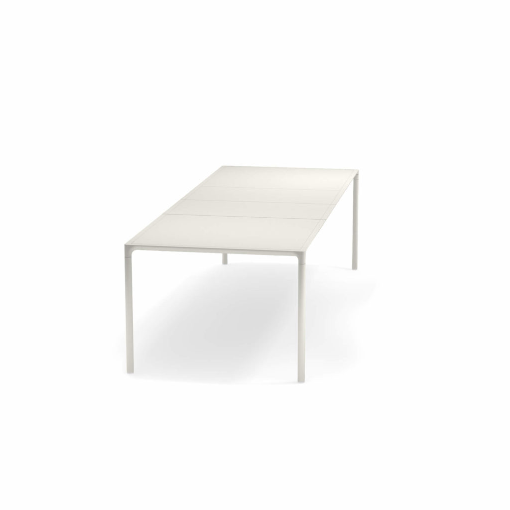 Table extensible 181+50+50x103 pour jardin / extérieur en Aluminium - Collection Terramare