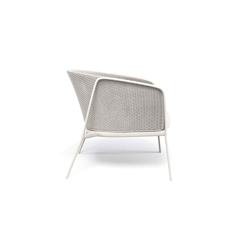 Garden lounge-chair / outside in Aluminium, Synthetic rope - Collection ...