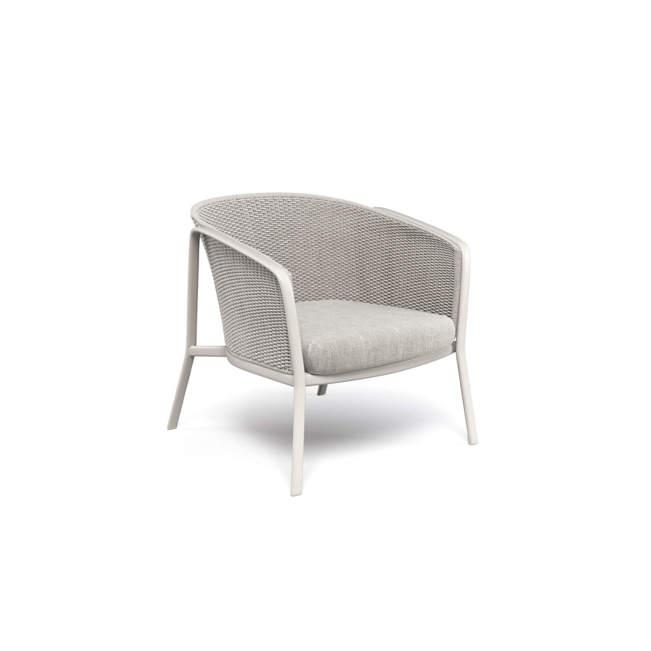 Garden lounge-chair / outside in Aluminium, Synthetic rope - Collection ...