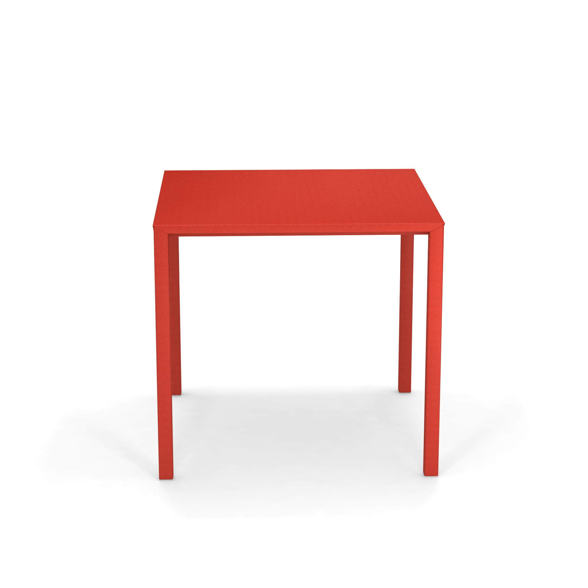 Garden stackable square table 80x80 / outside in Aluminium - Collection ...