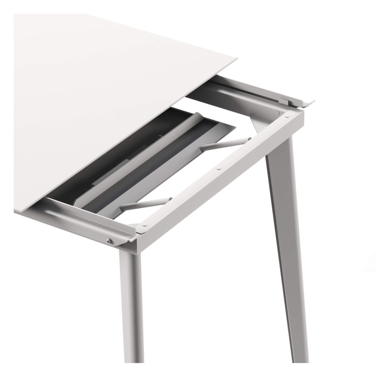 Garden extensible table balcony / outside in Steel - Collection Plus4