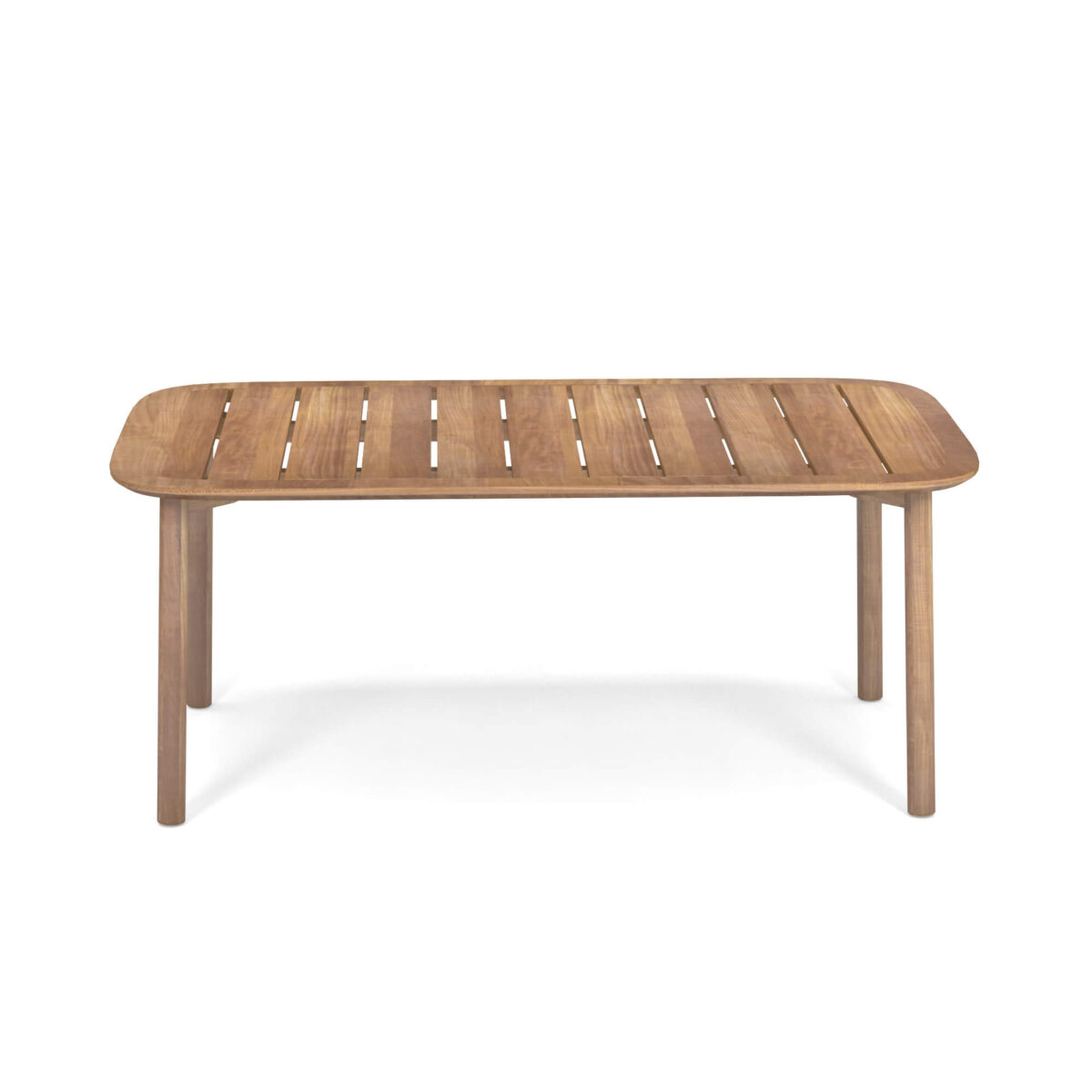 Mesa rectangular 6/8 Plazas para jardín / exterior de Teca - Colección Twins