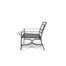 Garden lounge-chair / outside in Steel - Collection Collier