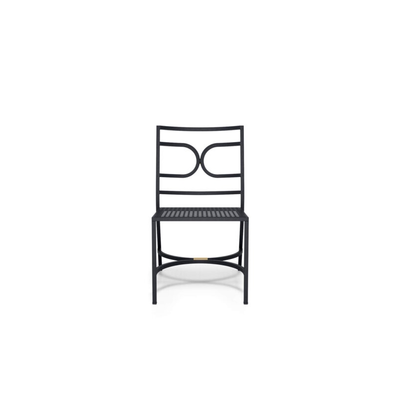 Garden Chair / outside in steel - Collection Collier